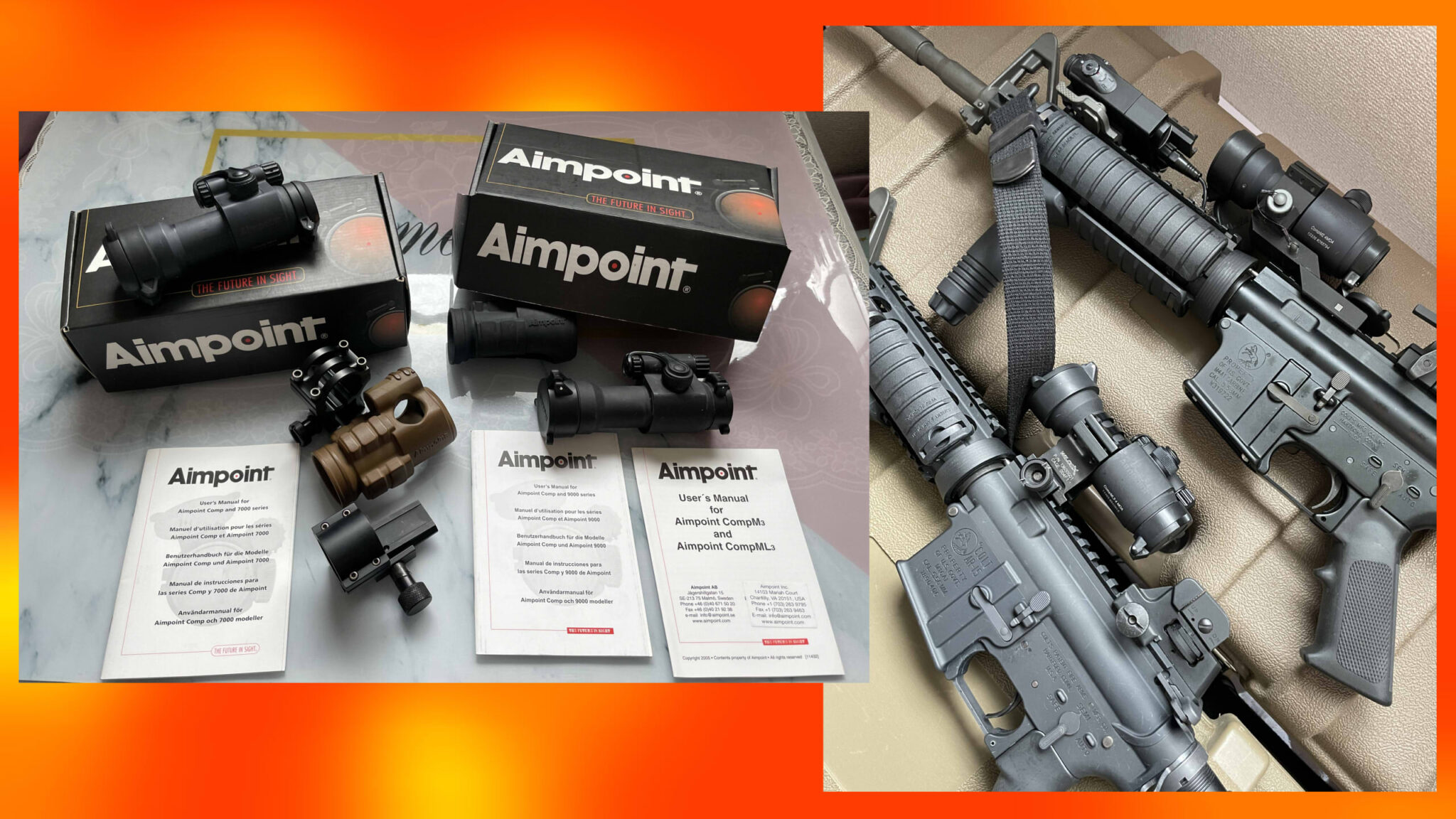 AIMPOINT製 COMP M2(4MOA)とCOMP ML3(4MOA)が手に入ったので… – しんじん-Hobby(2.0)